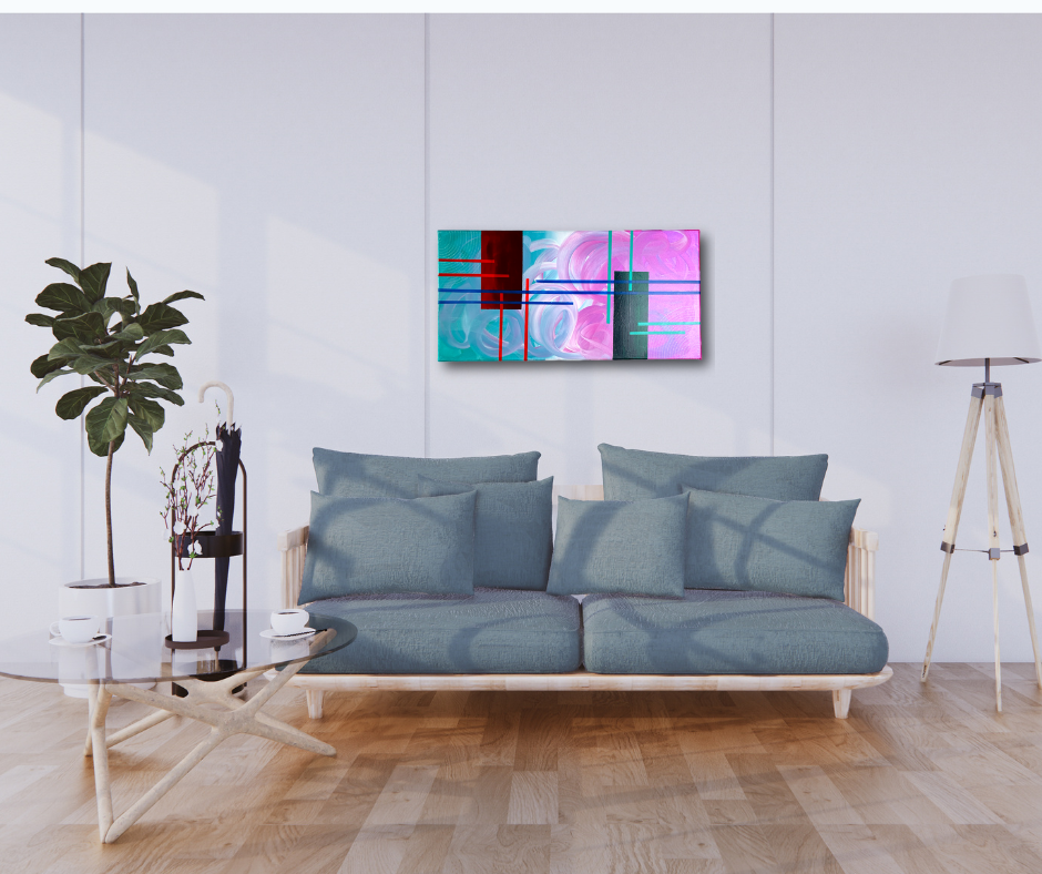 Die richtige Größe für abstrakte Kunstwerke - JanisColorArt | Abstrakte ...