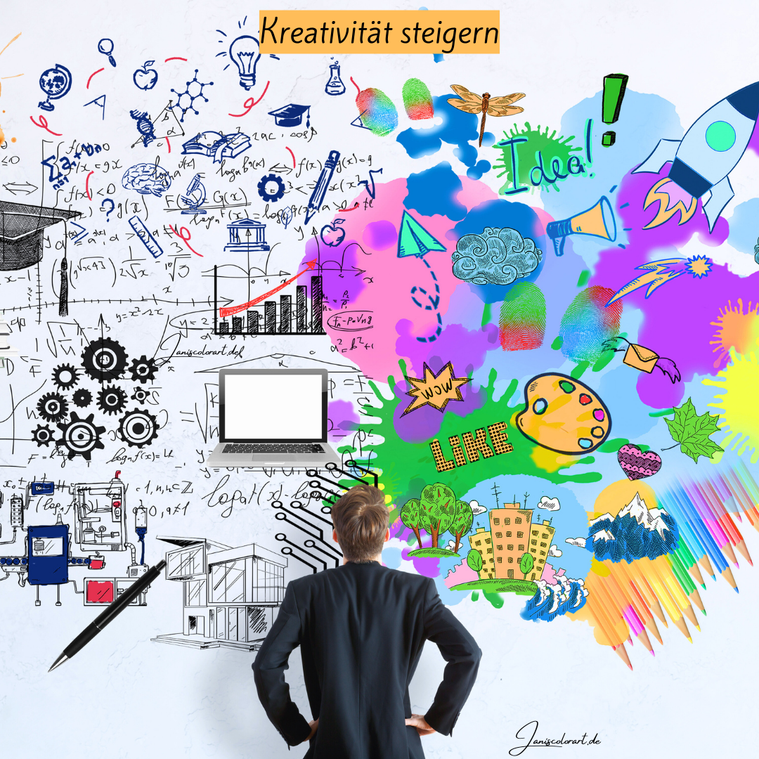 11 Tipps zum Kreativität steigern: - JanisColorArt | Abstrakte ...