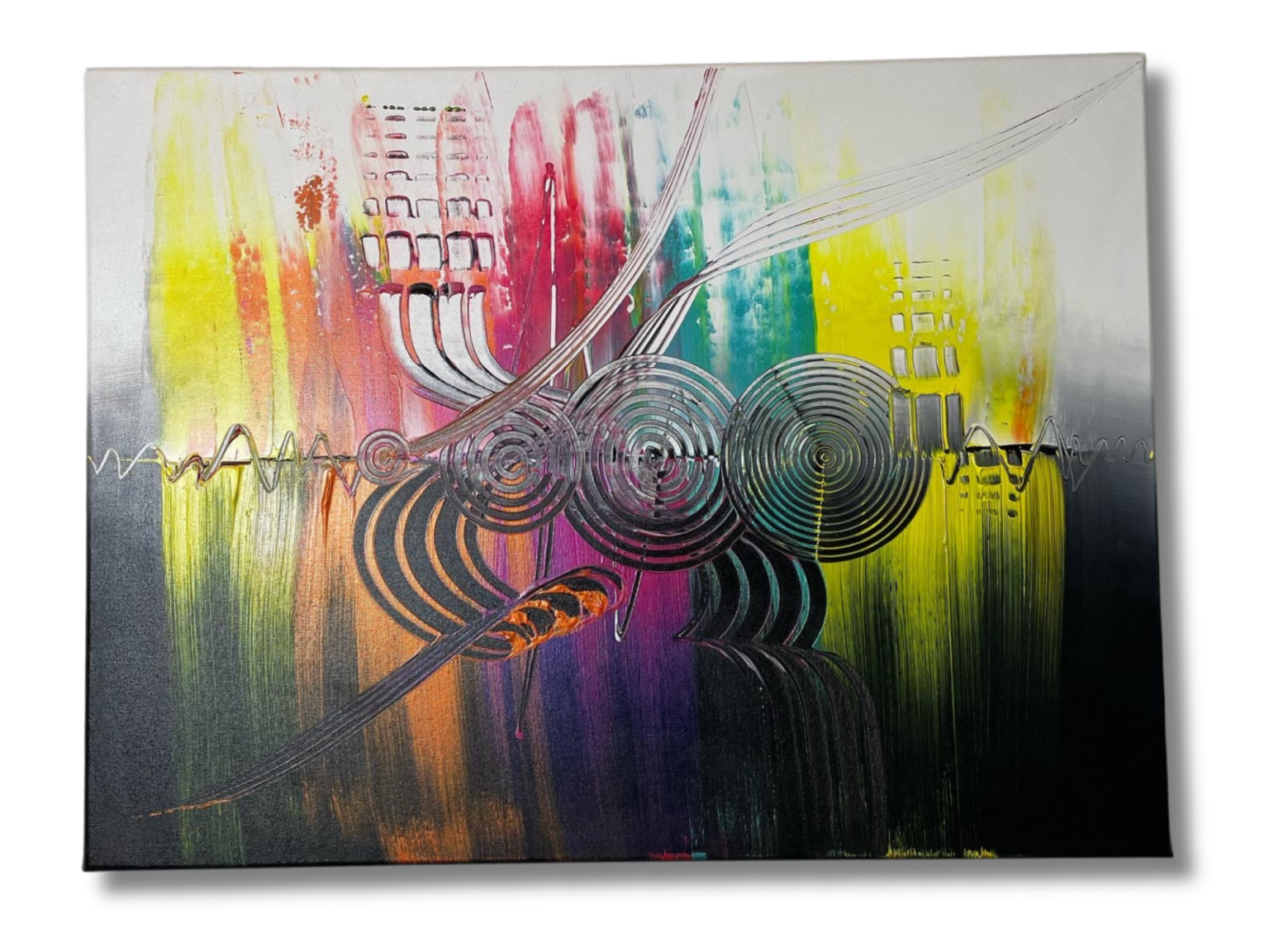 Abstrakte Gemälde von Janiscolorart - JanisColorArt