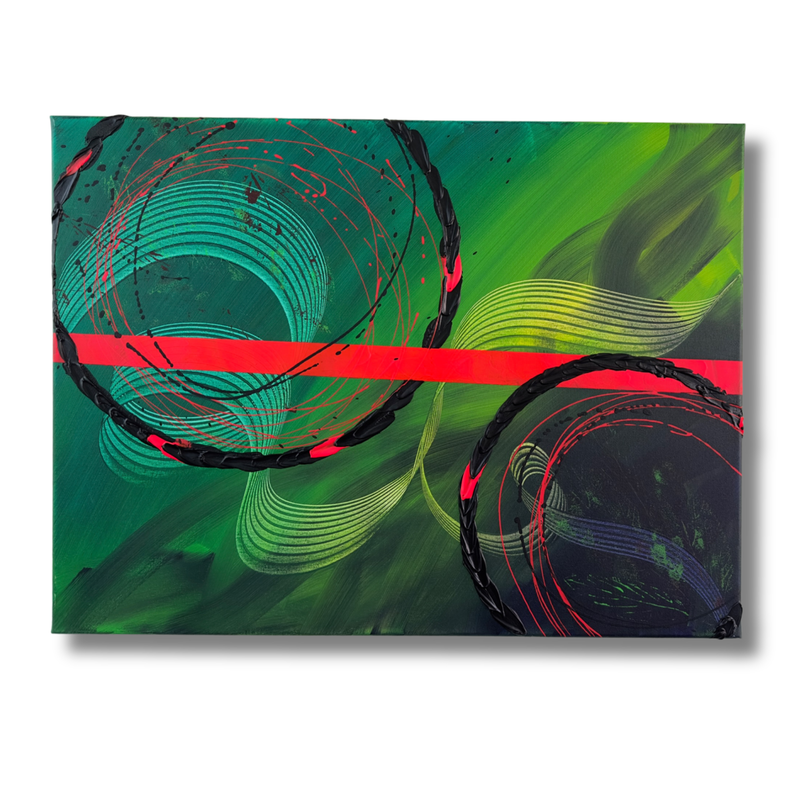 Abstrakte Gemälde von Janiscolorart - JanisColorArt